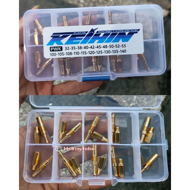 Jual spuyer mj pj pwk pwl set/ paket spuyer pilot jet main jet lengkap karbu pwl pwk | Shopee ...