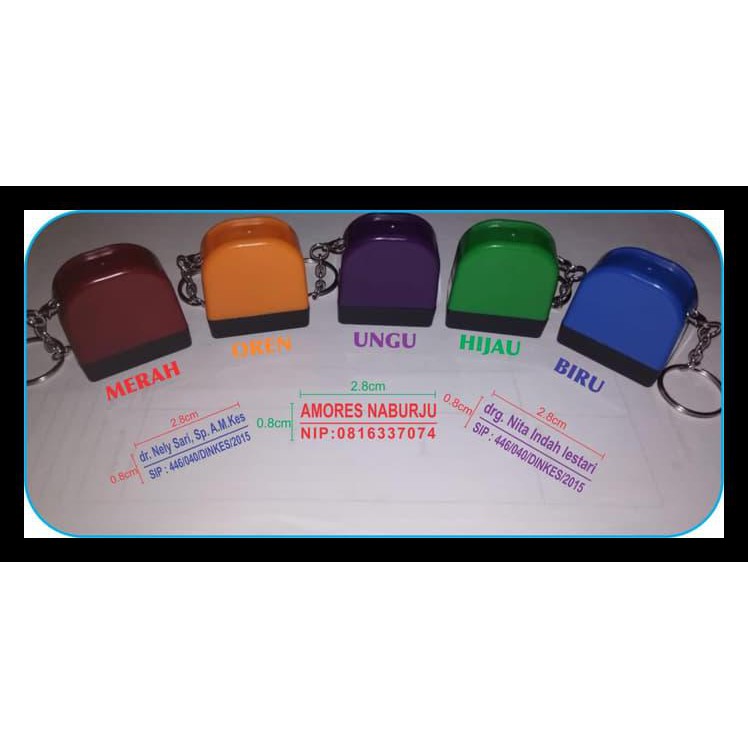 Jual Stempel Nama | Dokter | Bidan | Perawat | Nip | Nama Nomor Hp| Jabatan Special | Shopee ...