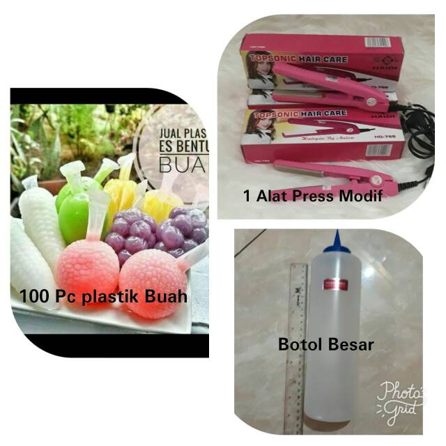 Jual PAKET PLASTIK ES BENTUK BUAH / PLASTIK ES BUAH | Shopee Indonesia