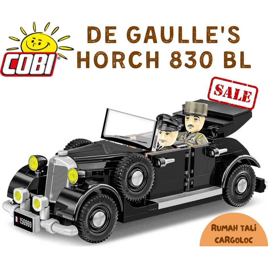 Jual Mainan Motorik Anak Bricks COBI DE GAULLE'S HORCH 830 BL | Shopee ...
