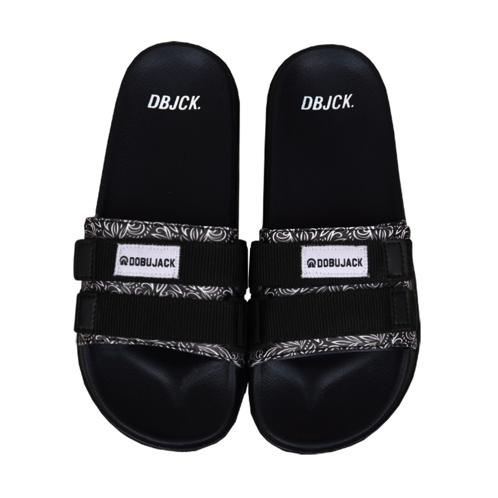 Jual Dobujack Techno Black Sandals | Shopee Indonesia