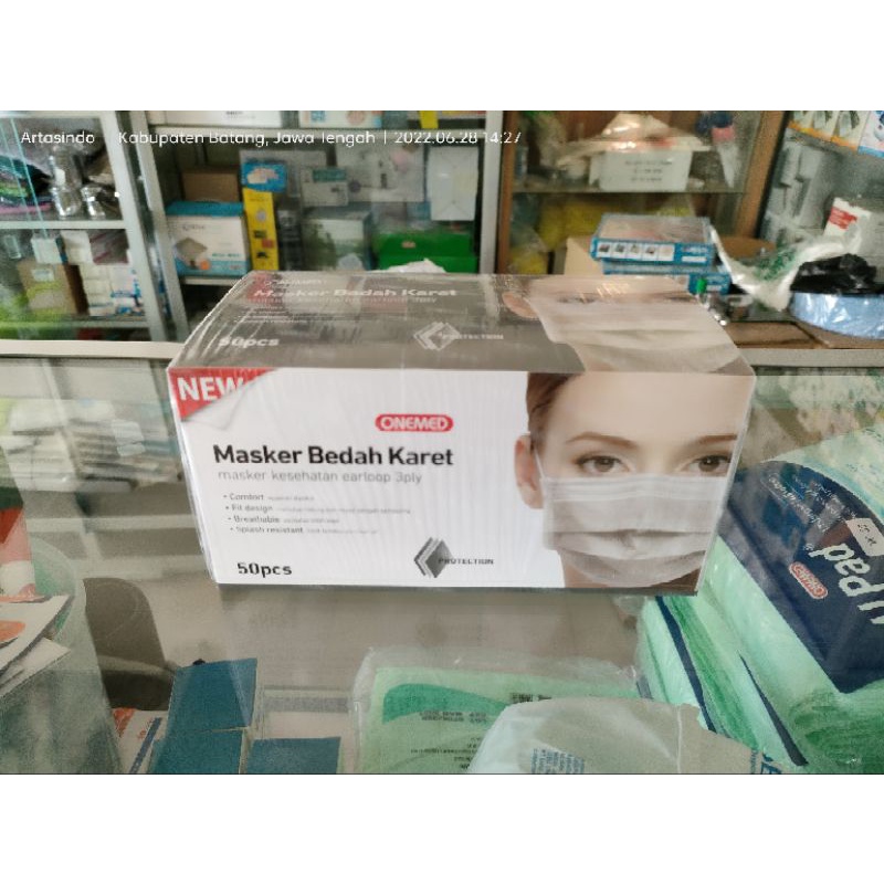 Jual Masker Bedah Karet Onemed | Shopee Indonesia