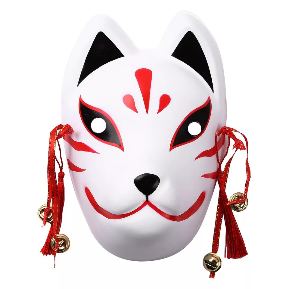 Jual JAV Topeng Rubah Anbu Full Face Cosplay Ninja Kakashi Japan Anime ...