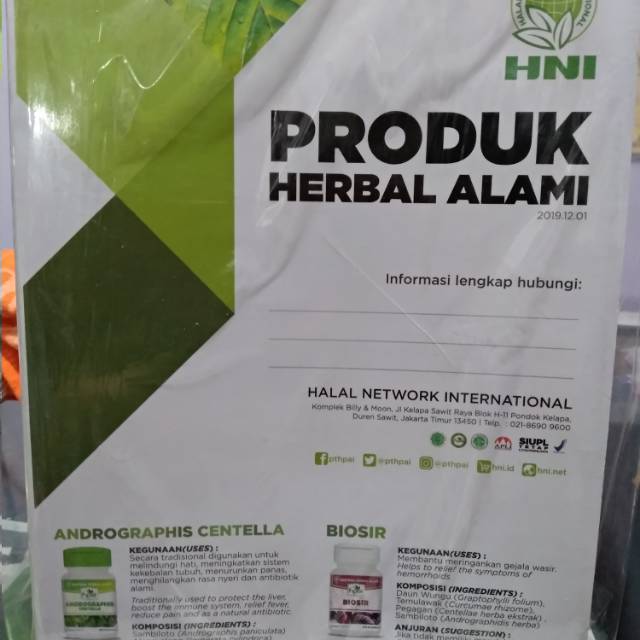 Jual Brosur produk HNI HPAI | Shopee Indonesia