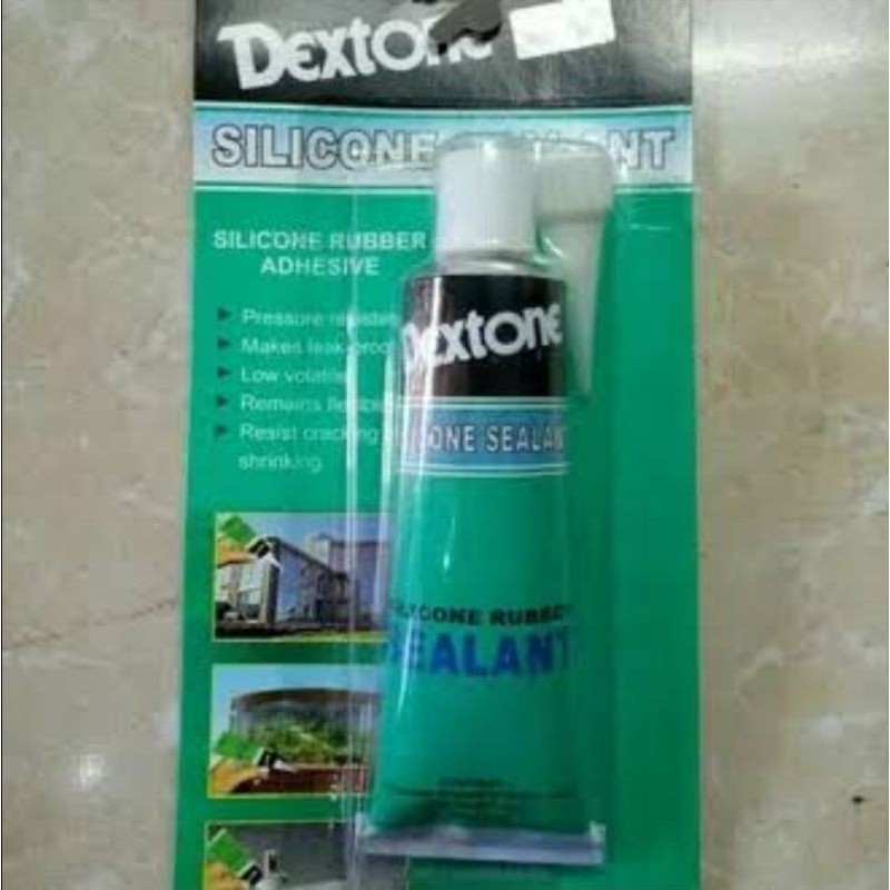 Jual lem kaca sealant silicone tube bening clear | Shopee Indonesia