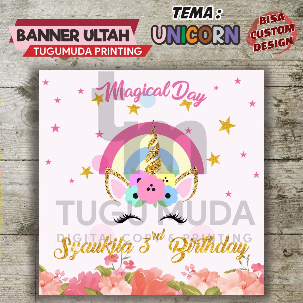 Jual Cetak Banner|Backdrop|Spanduk Ulang Tahun/Ultah Anak - Tema ...