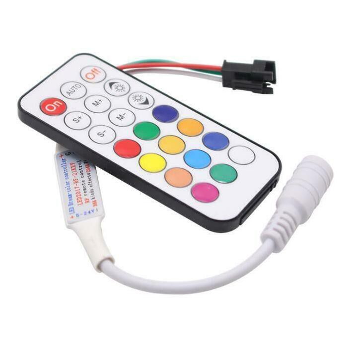 Jual Remote Control RF 21 Keys WS2812B WS2811 LED Strip Ligts (KODE 9903) | Shopee Indonesia