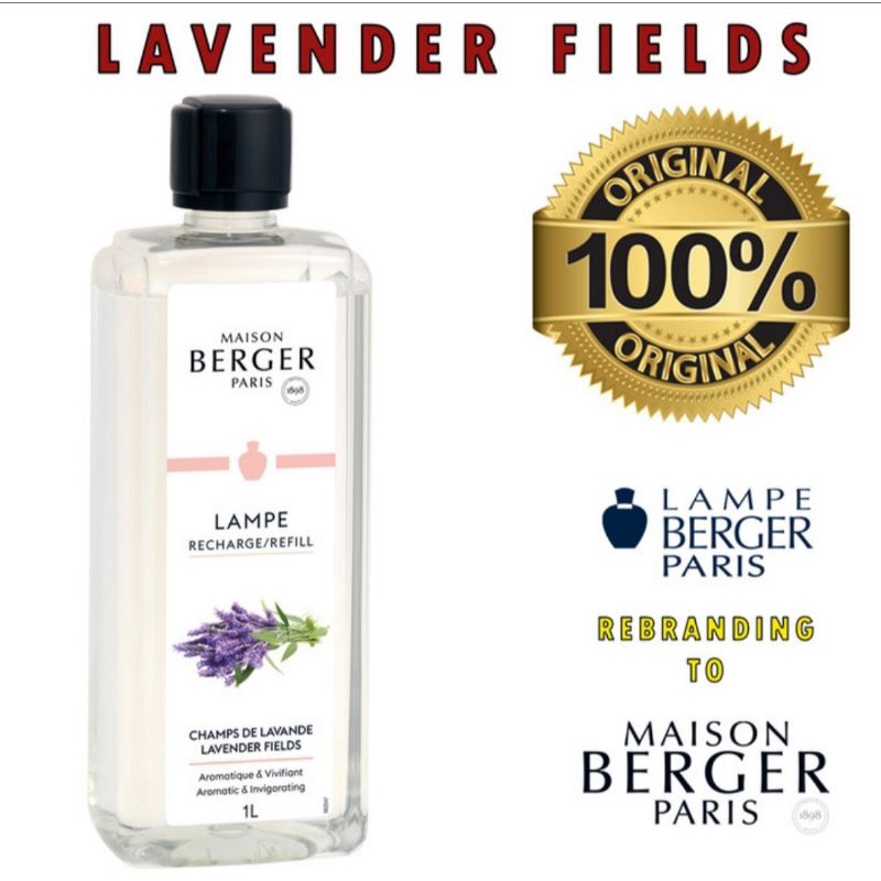 Jual Lampe Berger Oil Lavender/Eucaliptus 1000 ml | Shopee Indonesia