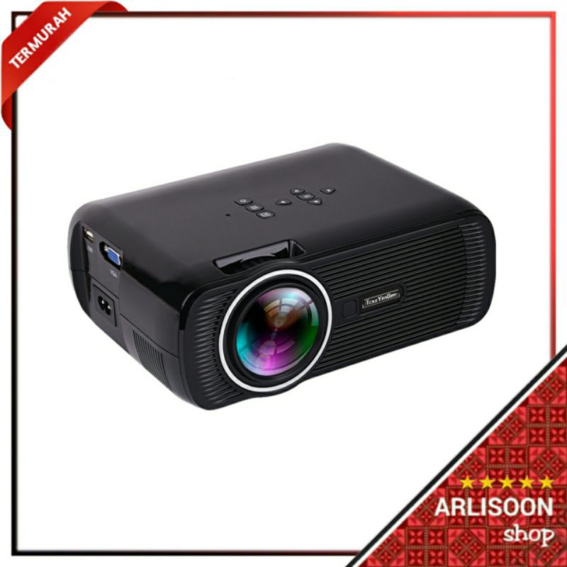 Jual Proyektor Mini LED 1800 Lumens 1080P Android with TV Receiver ...