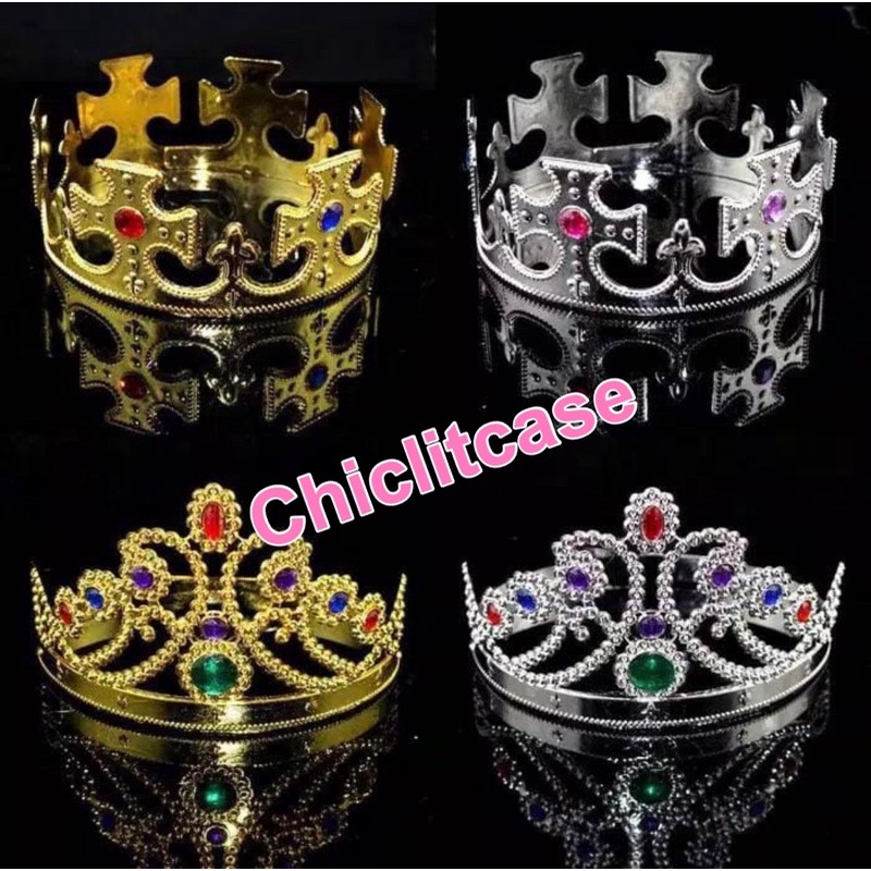Jual crown king queen / mahkota ratu raja / mahkota ulang tahun / crown ...