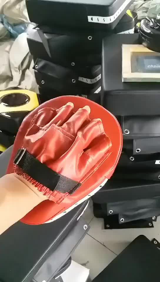 Jual Hand Target Pads Curved / Punch Pad Kulit PU / Boxing Pad / Target ...