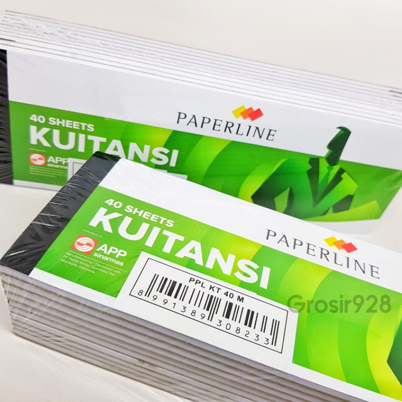 Jual Buku Kuitansi / Kwitansi Paperline Kecil PPL KT 40 M (40 lembar) | Shopee Indonesia