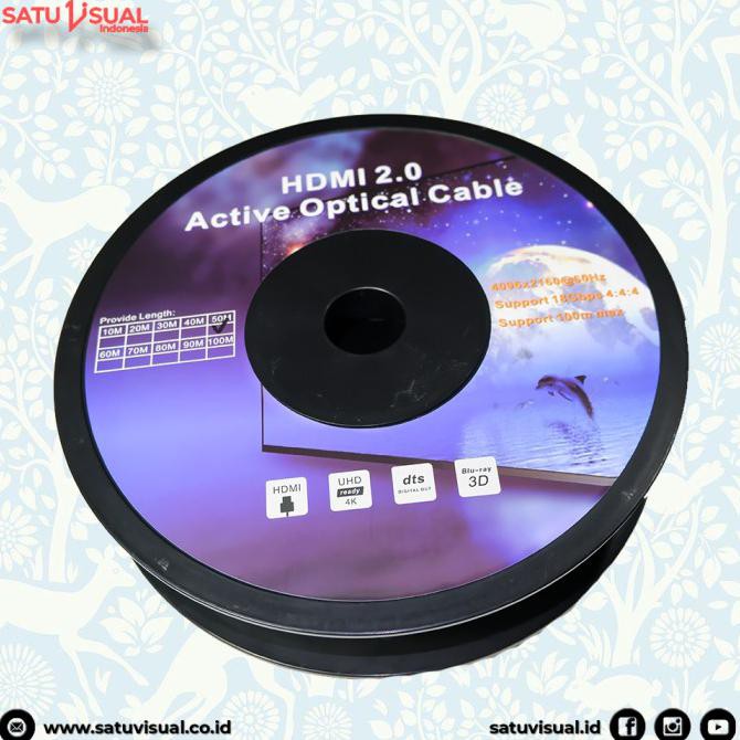 Jual Kabel Hdmi Fiber Optic 50 Meter Support 4K - 30 Meter | Shopee ...