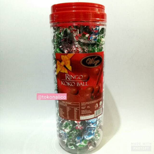 Jual WINGO RINGO KOKO BALL MILK CHOCOLATE 360GR | Shopee Indonesia
