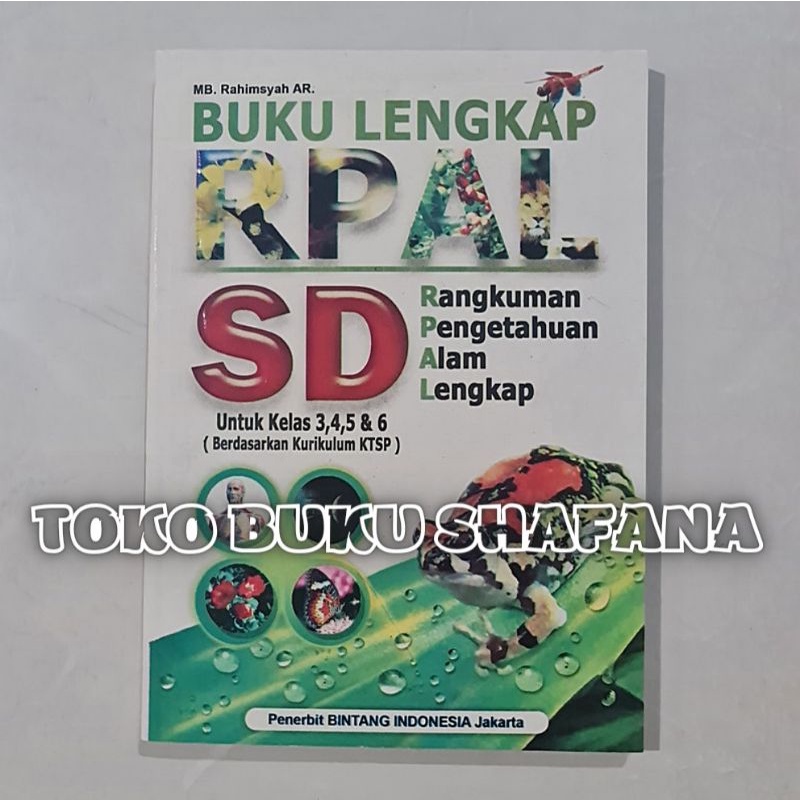 Jual BUKU RPAL / RPUL UNTUK KELAS 3 4 5 6 SD BINTANG INDONESIA ...