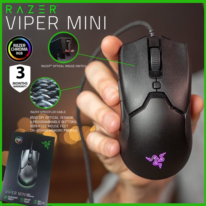 Jual Razer Viper Mini - Ultra-Light Ultra-Fast Gaming Mouse | Shopee ...