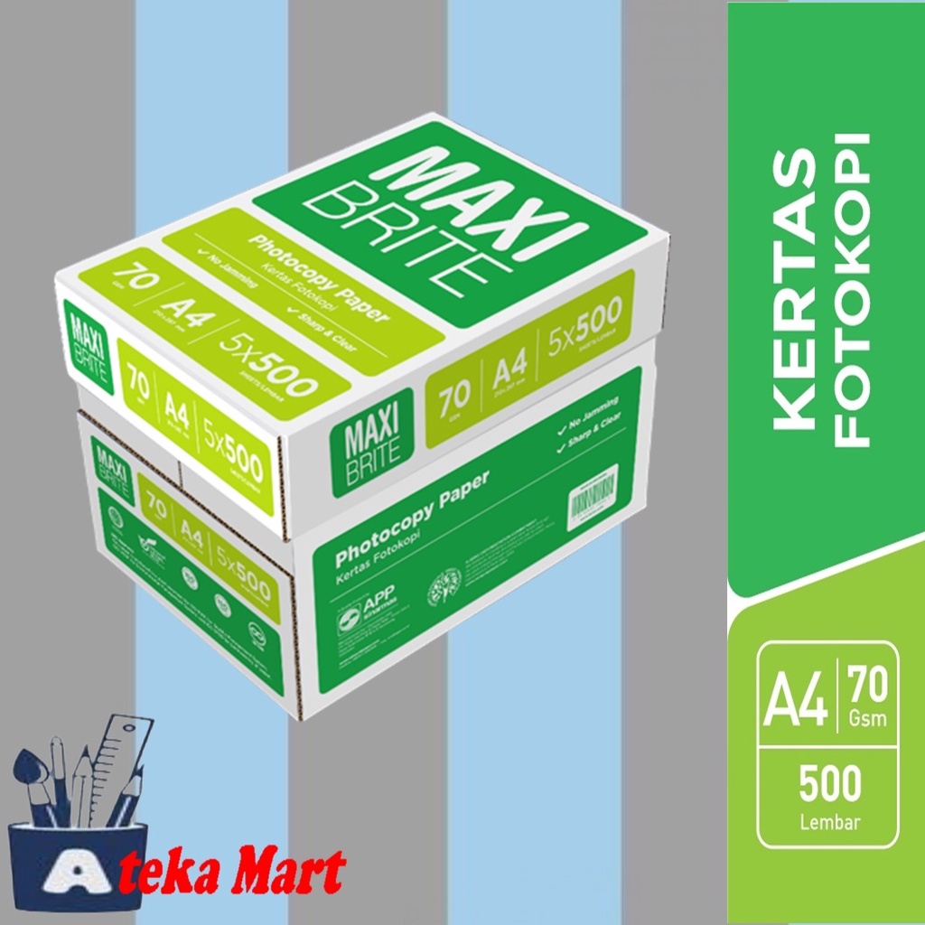 Jual [BOX/5RIM] MAXI KERTAS FOTOCOPY A4 70GR | Shopee Indonesia
