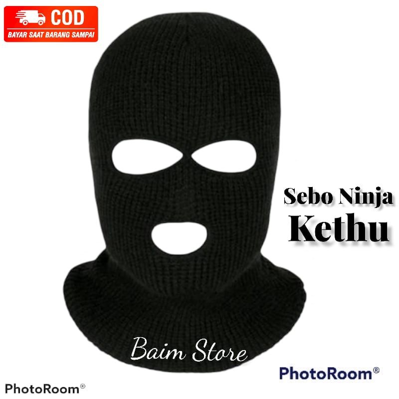 Jual Topi Sebo/Topi Ninja/Topi Kethu/Topi Kupluk/Topi Topeng/Topi ...