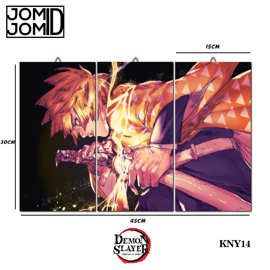 Jual Poster Zenitsu Demon slayer / Kimetsu no yaiba / Anime / Poster ...