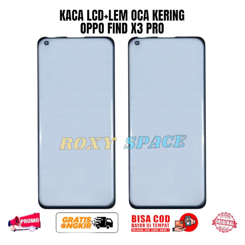 Jual Kaca Lcd + Lem Oca Kering Oppo Find X3 Pro Kaca Depan Kaca ...