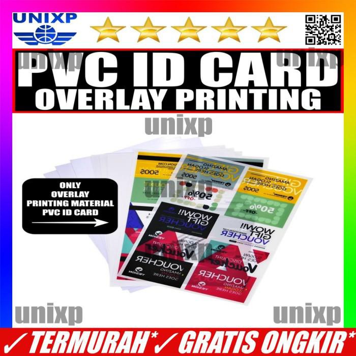 Jual Kertas / Kertas Pvc Bahan Id Card Instan - Overlay Print | Shopee ...