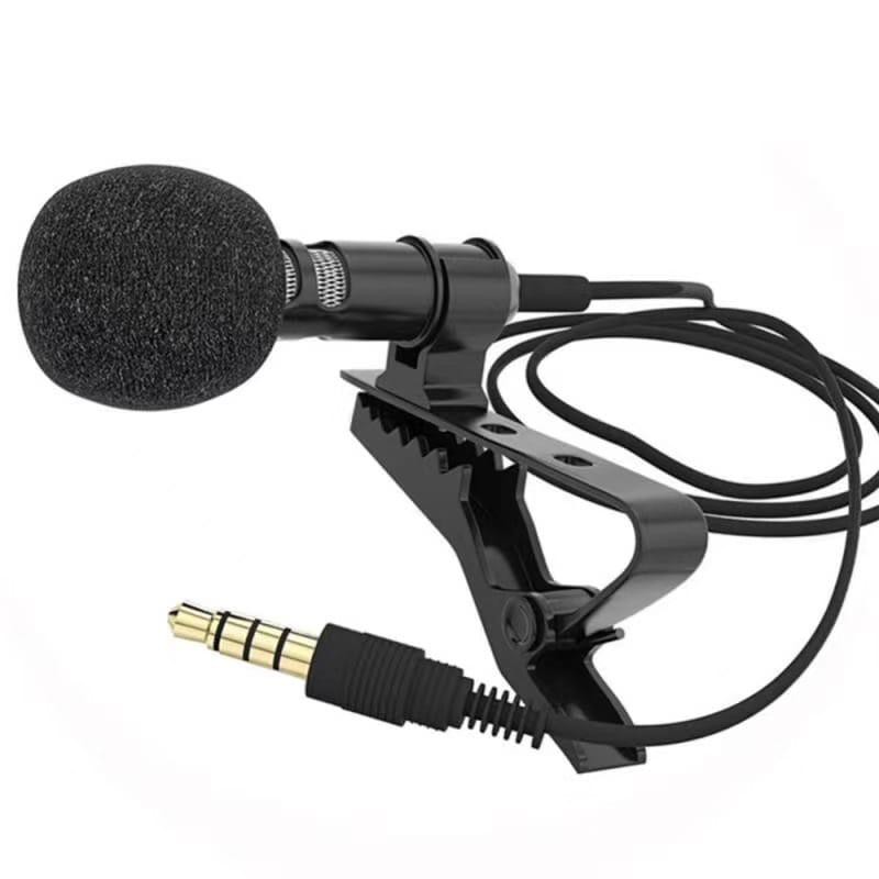 Jual Microphone Mic Mini Jepit 3.5mm | Shopee Indonesia