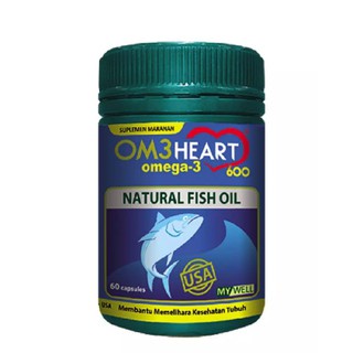 Jual OME HEART OMEGA 3 NATURAL FISH OIL 60 KAPSUL | Shopee Indonesia