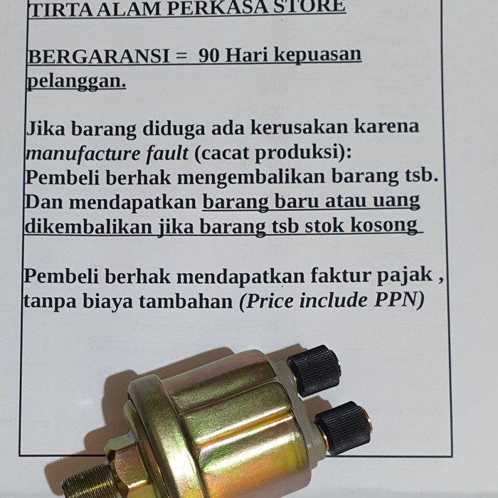 Jual Pressure Sensor Oli Diesel For Isuzu 4Jb1T Je493 . Oil Pressure ...