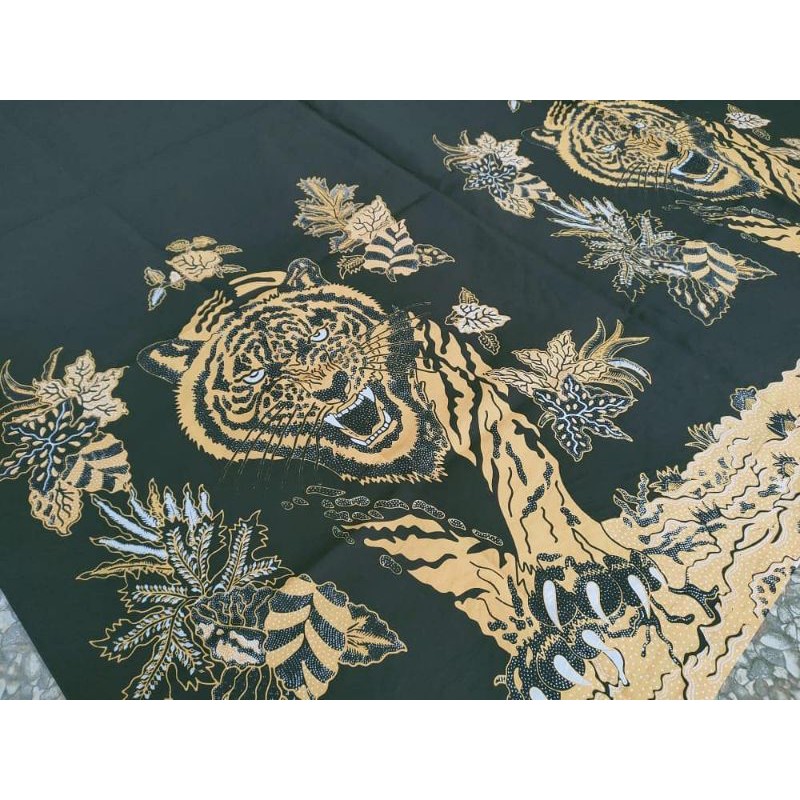 Jual Kain Batik katun print motif Harimau kuning | Shopee Indonesia