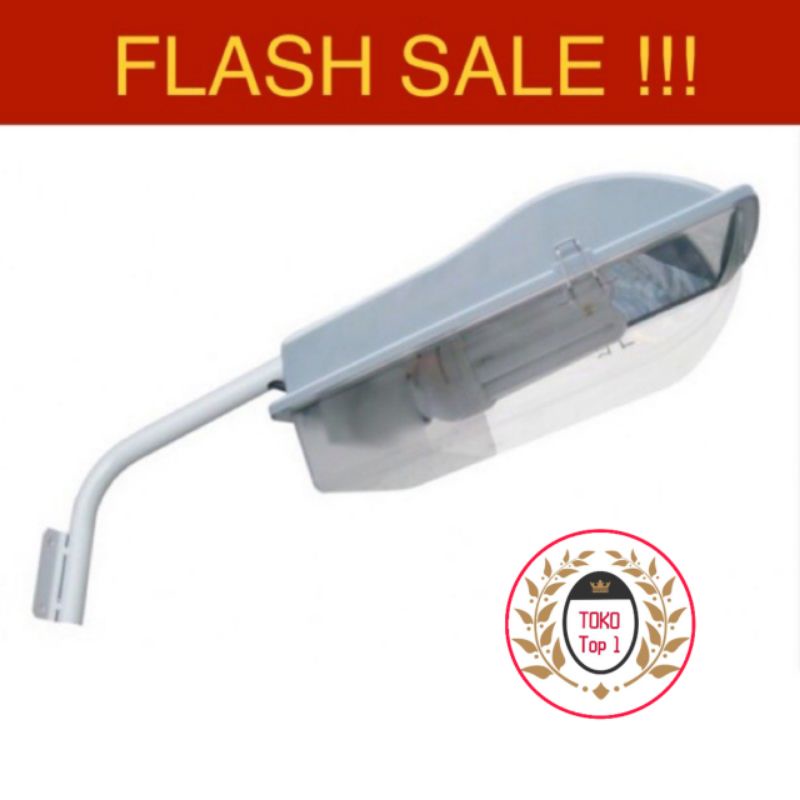 Jual kap lampu jalan/PJU/ water proof/ led outdoor fitting e27 +TIANG / lampu jalan | Shopee ...