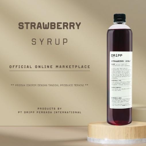 Jual BIG SALE DRiPP Strawberry Syrup - Perasa Minuman Berbentuk Sirup ...