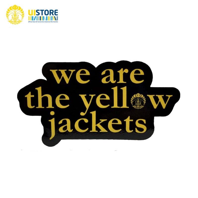 Jual UI STORE | Sticker We Are The Yellow Jackets | Official ...