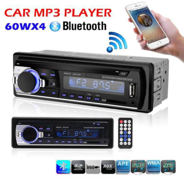 Jual Tape Audio Mobil Multifungsi Bluetooth USB MP3 FM Radio Single Din ...