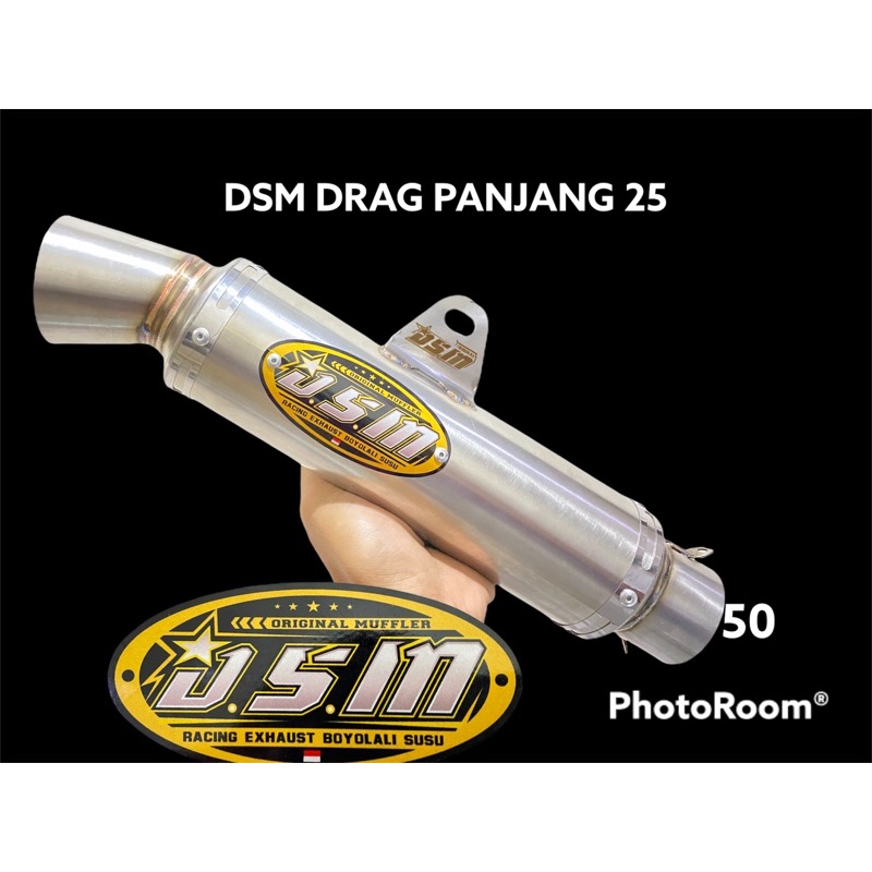 Jual Knalpot Dsm drag slencer only free laser | Shopee Indonesia