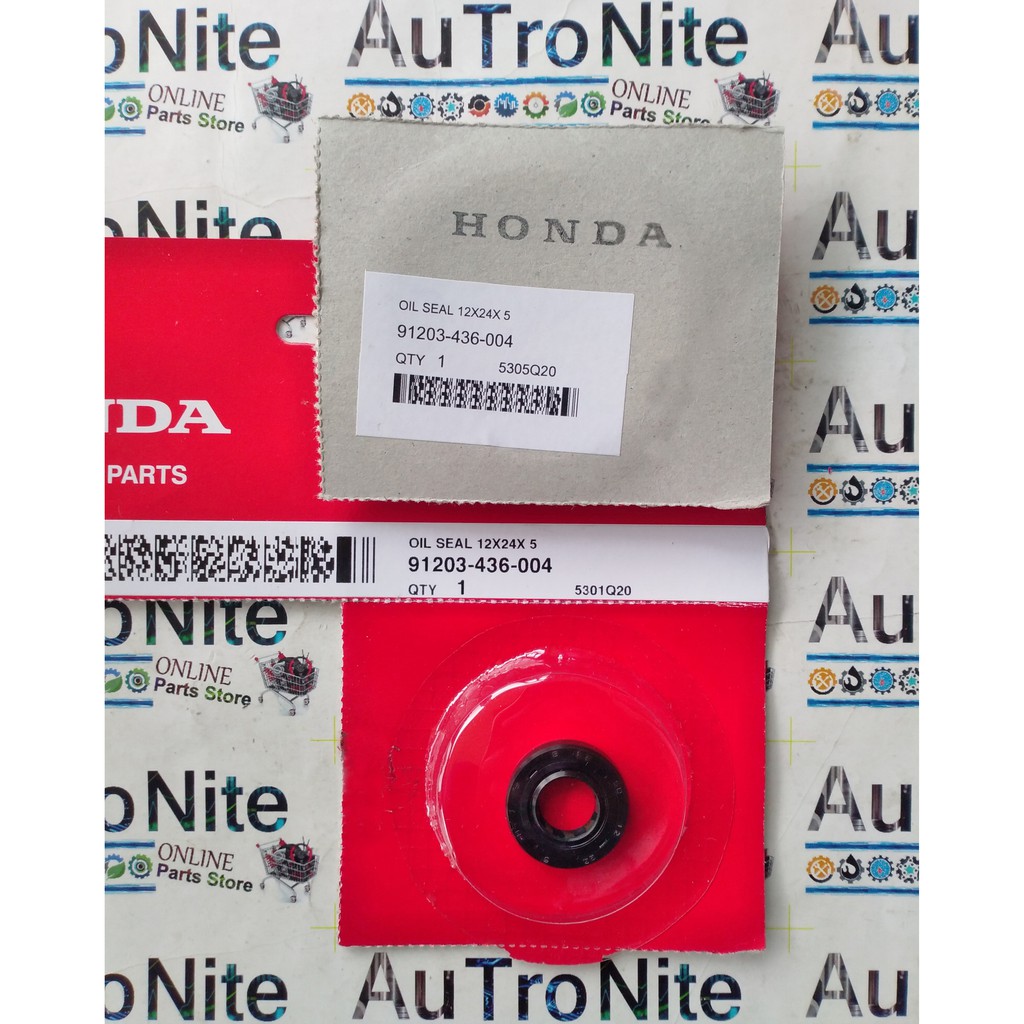 Jual Oil Seal Water pump Radiator 12x24x5 91203-436-004 Original Honda Air Blade Vario 110 Karbu ...
