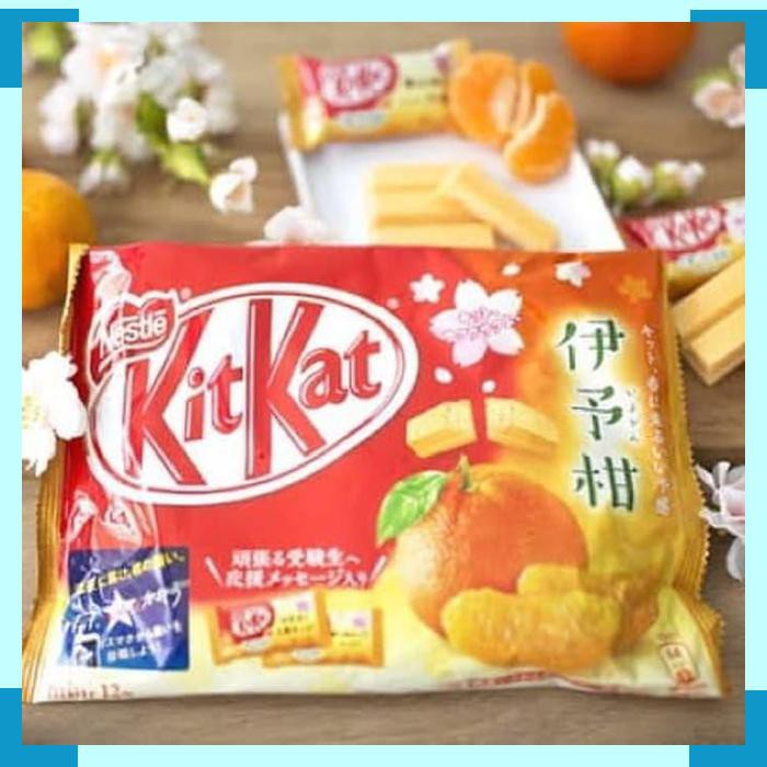 Jual KitKat Kit Kat Sakura Mandarin Orange Japanese Snack Jepang Wafer ...