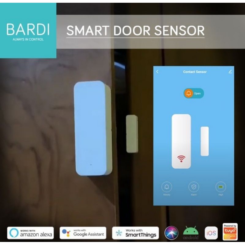 Jual BARDI Smart Sensor Home WIFI Window Door Sensor Tidak perlu Hub ...