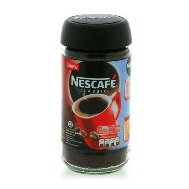 Jual Nescafe Classic Jar 200g - Kopi Murni Robusta Nikmat Murah Coffee ...