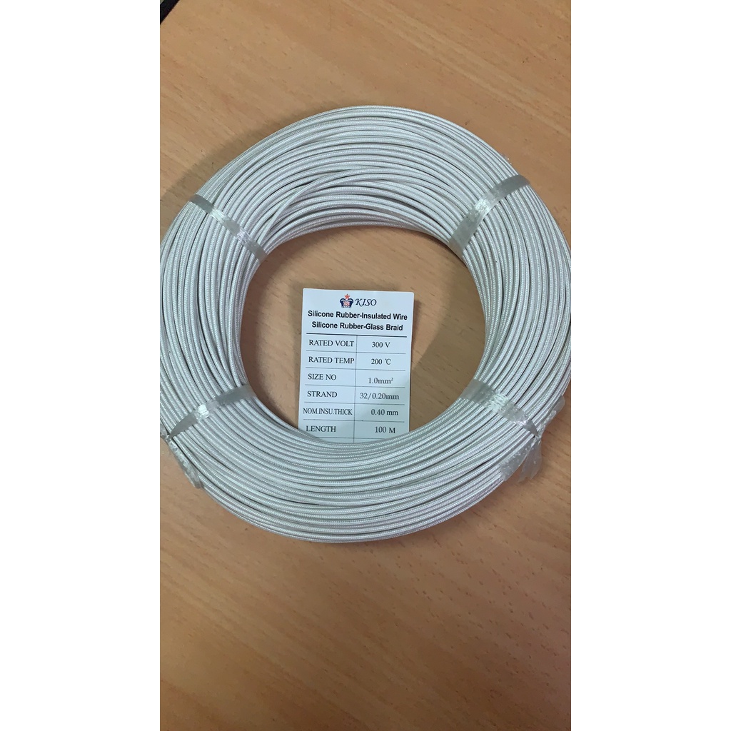 Jual Kabel tahan panas 1mm/Kabel nyvin 1mm kiso 100 meter | Shopee ...