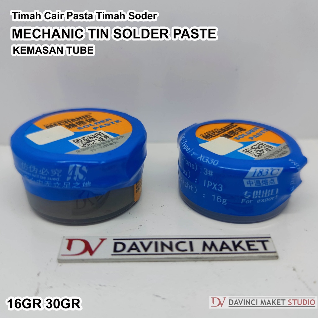 Jual (Tube) TIMAH PASTA TIMAH CAIR - SOLDER PASTE MECHANIC ORIGINAL ...