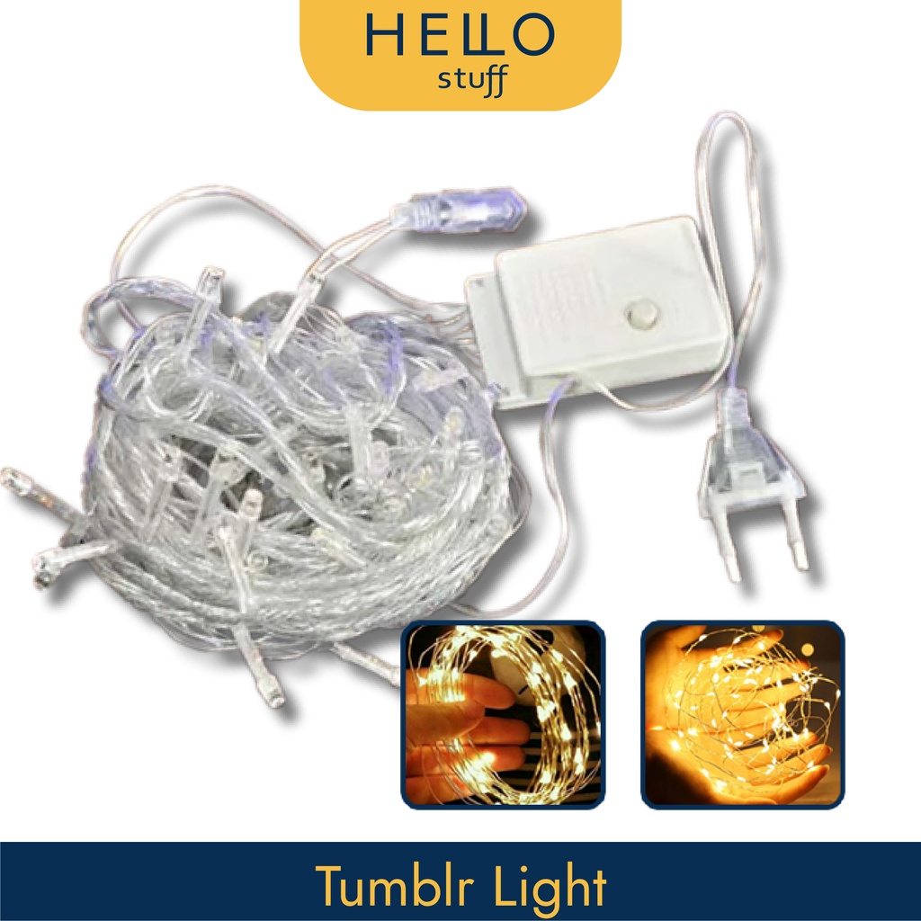 Jual Hello Stuff Lampu Tumblr LED Light 10M/ Lampu Tumblr Hias Dekorasi ...
