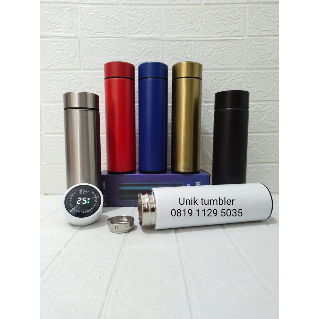 Jual Tumbler LED / Smart LED Termos Stainless Steel 500ml - UNIK ...