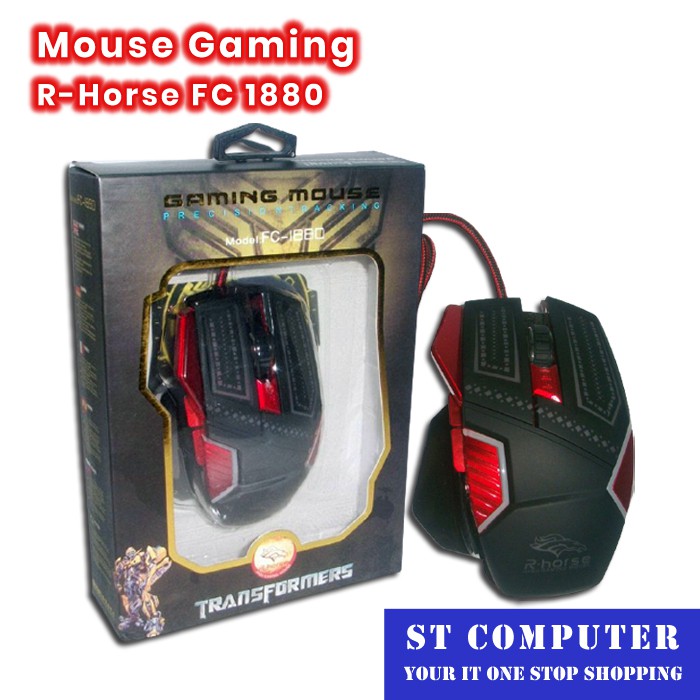 Jual Mouse Gaming Mechanical R-Horse FC 1880 | Shopee Indonesia