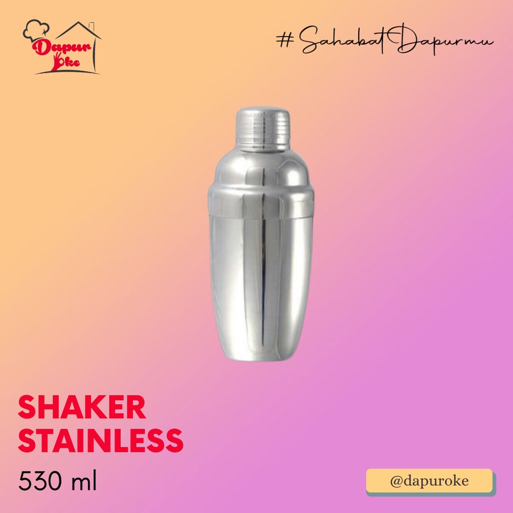 Jual Shaker Stainless 530 ml | Shopee Indonesia
