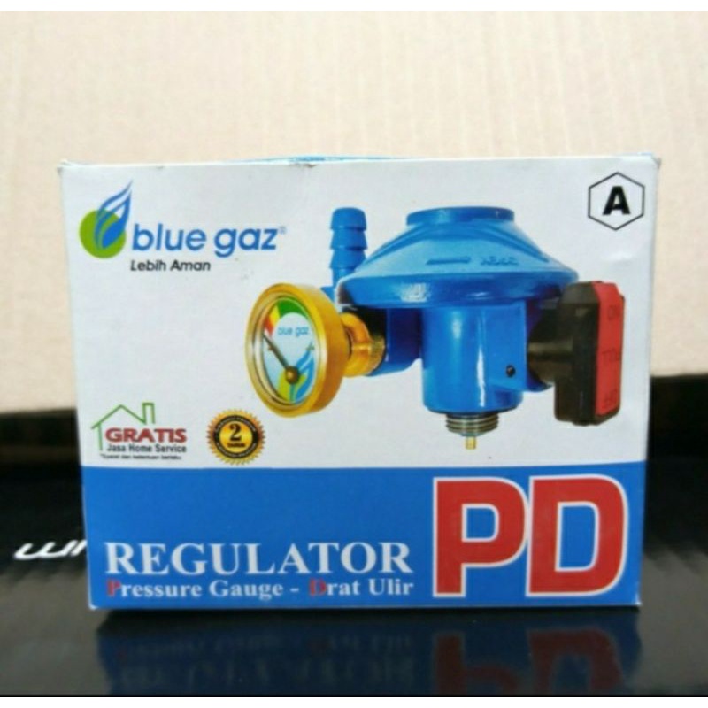 Jual Regulator Bluegas+Selang/ Blue Gas/ Bluegaz/ Blue Gaz Original ...