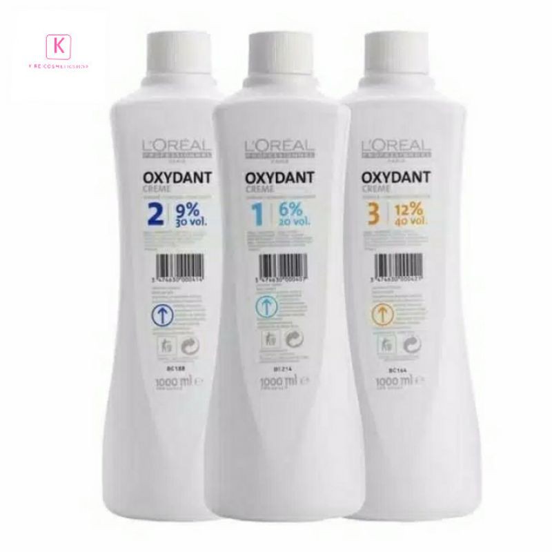 Jual Loreal oksidan / peroxide / oxydant creme 1ltr | Shopee Indonesia