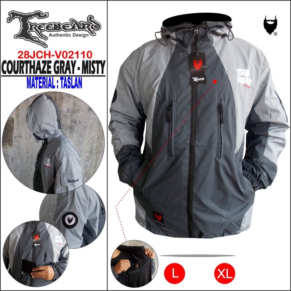 Jual Jaket Gunung Pria / Jaket Anti Air Original Treebeard / Jaket ...