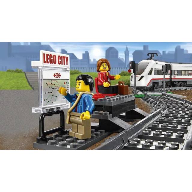 Jual Lego city mainan kereta api high speed passenger train 60051 original | Shopee Indonesia