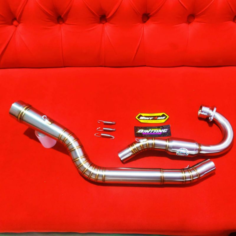 Jual Pipa Leheran Knalpot Crf Klx D Tracker Inlet 50 Original Bintang ...