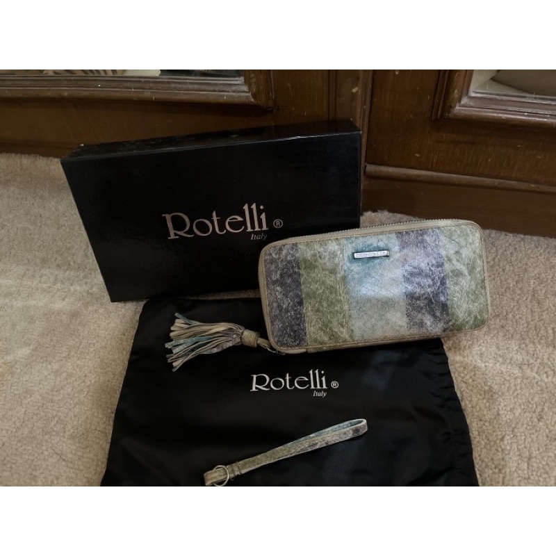 Jual PRELOVED dompet Rotelli Original 100% + box + dust bag. defect di ...